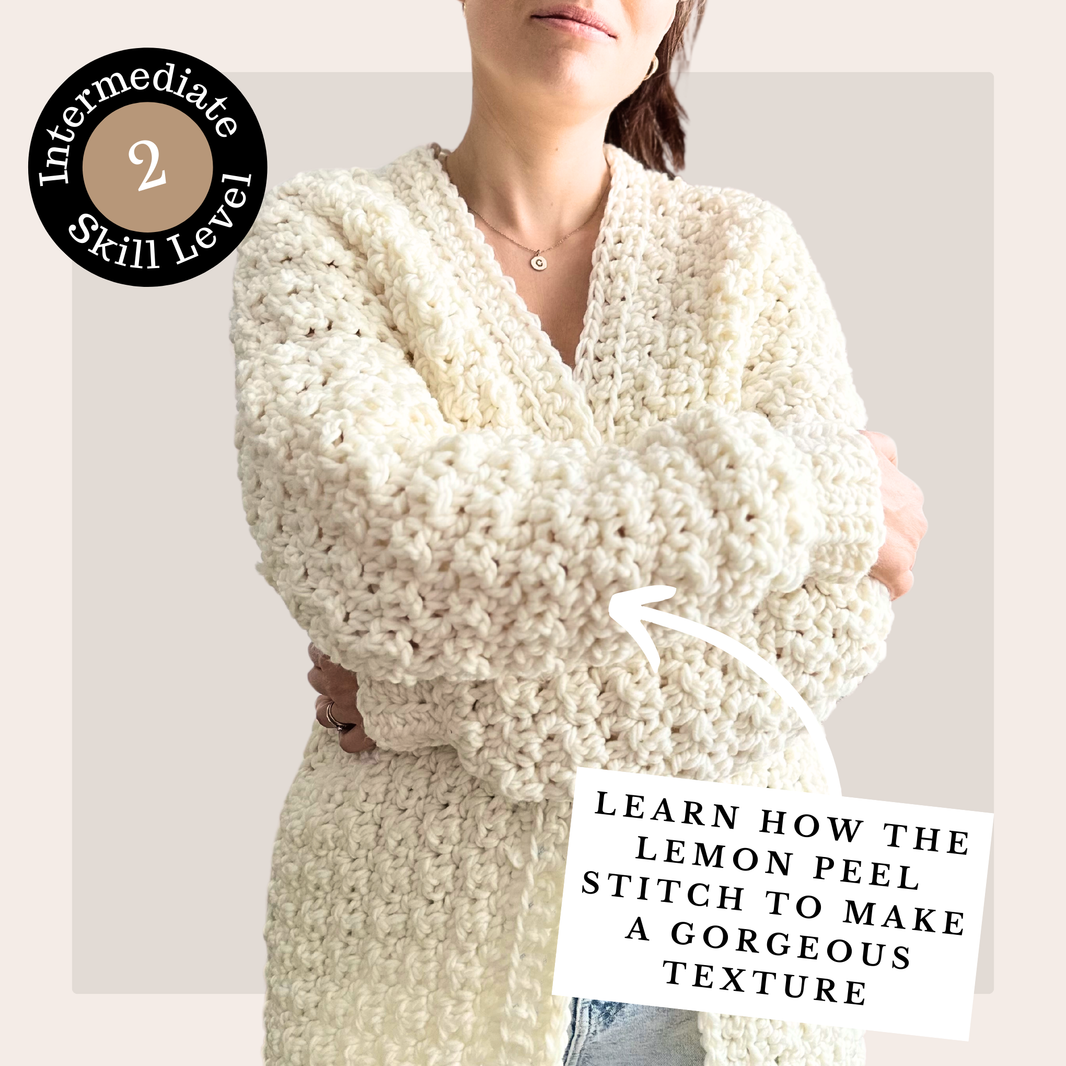 Ariana Grande Inspired Chunky Crochet Cardigan | Part 1 - Making The H ...